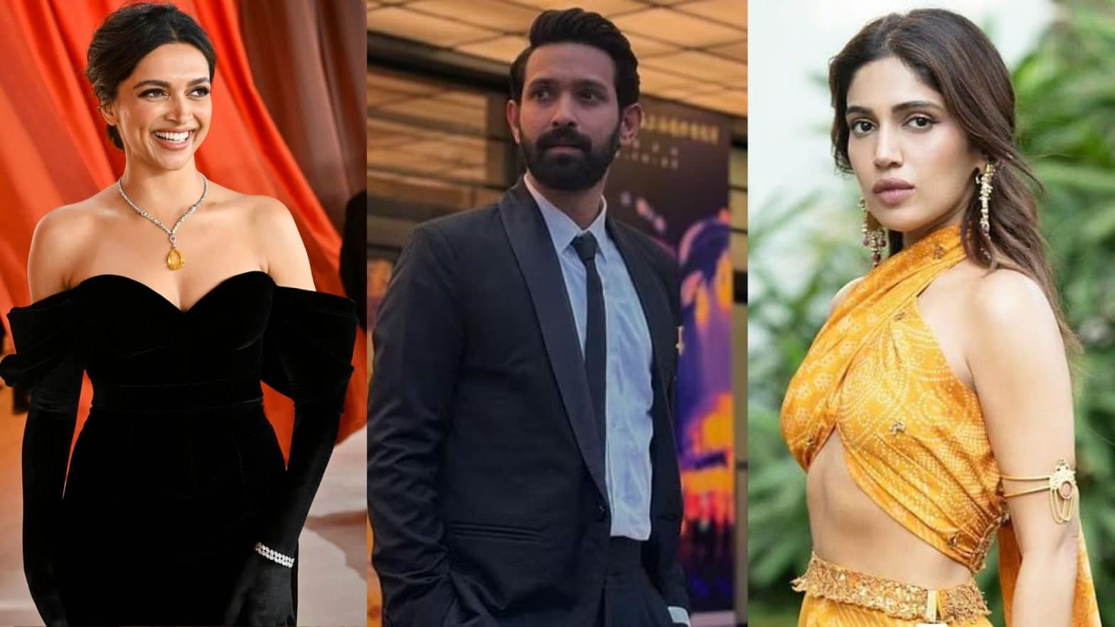 Deepika Padukone, Vikrant Massey & Bhumi Pednekar education