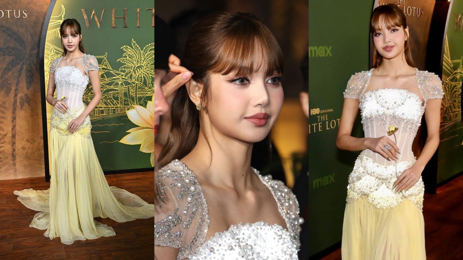 BLACKPINK's Lisa stuns in a gown at The White Lotus Season 3 premiere