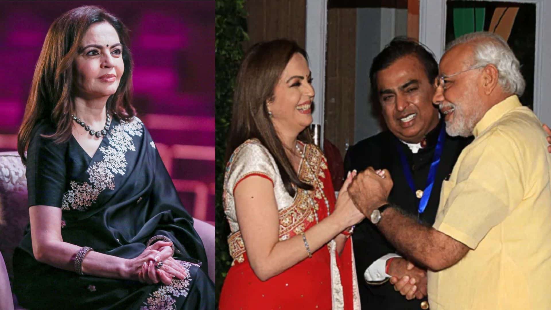 Nita Ambani chooses between Narendra Modi and Mukesh Ambani