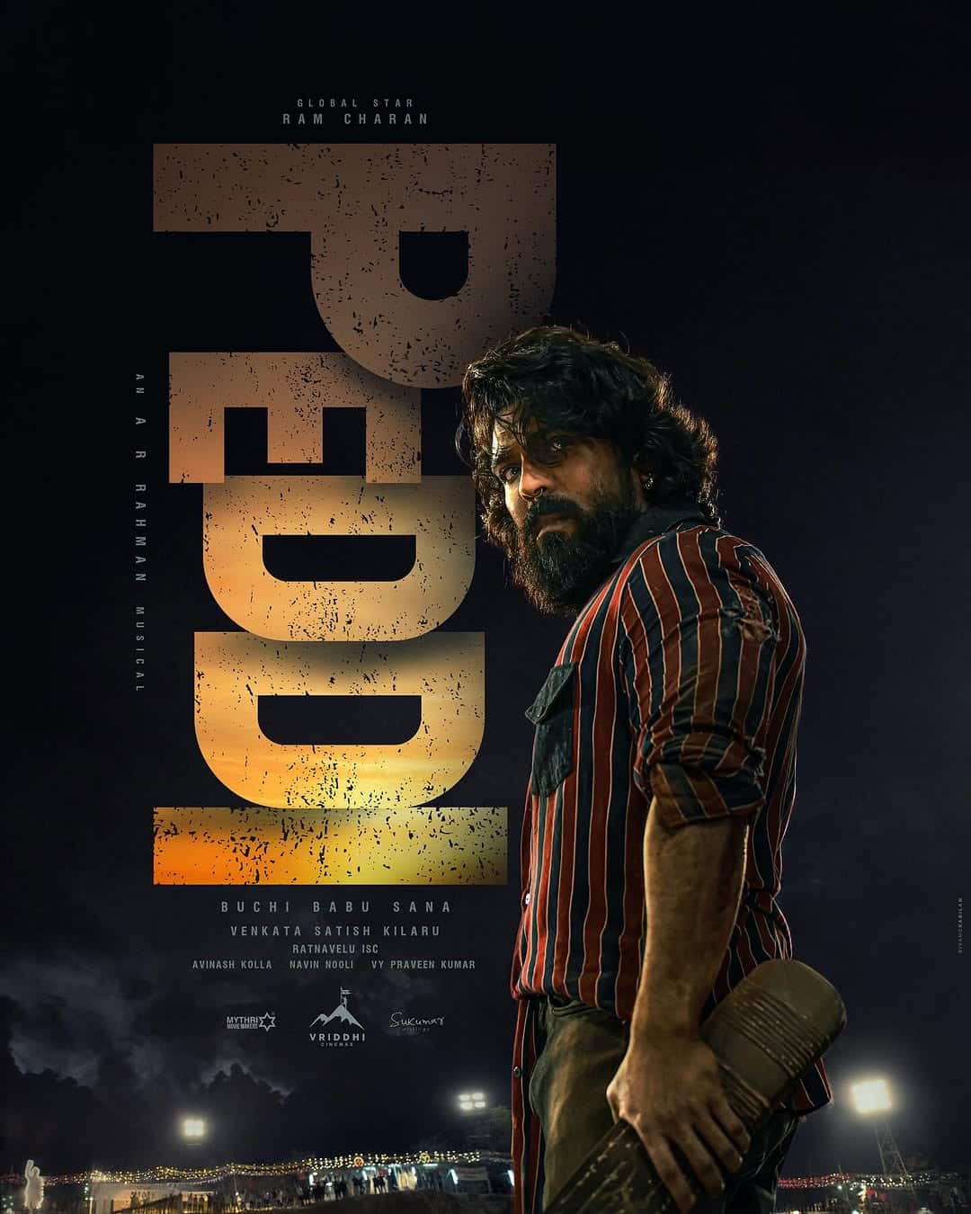 Ram Charan's first look poster for Peddi out now!