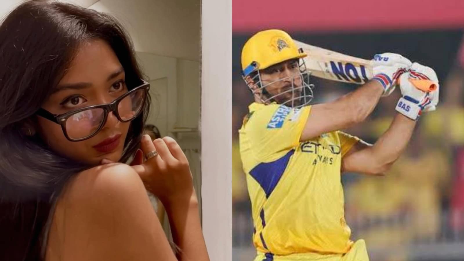 IPL 2025: Aaryapriya Bhuyan's fiery reaction to MS Dhoni's dismissal makes her a social media star