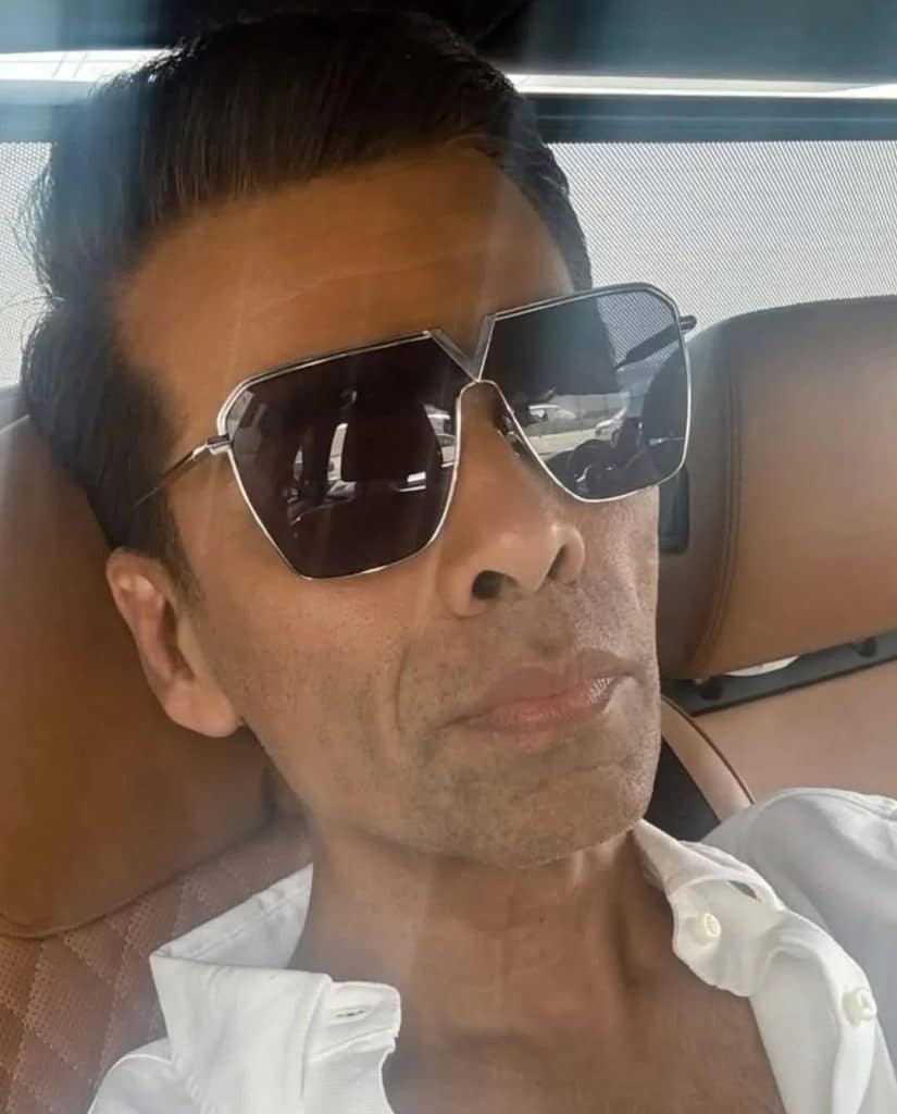 Karan Johar looks unrecognizable in viral selfie