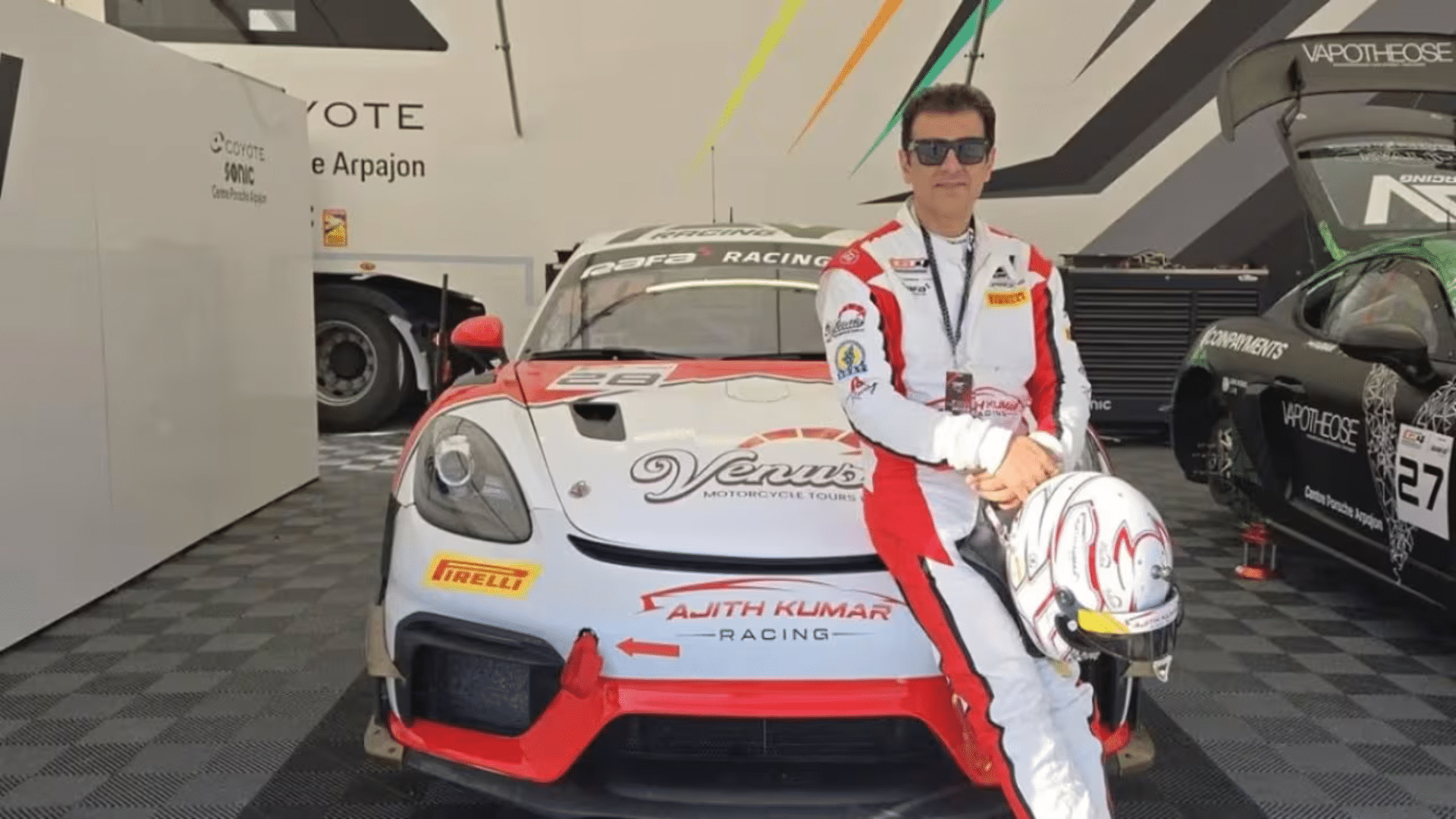 Ajith Kumar finishes at Belgium's Spa-Francorchamps circuit