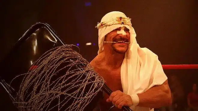 Sabu, who died aged 60, was not fond of 'Barbed Wire' matches