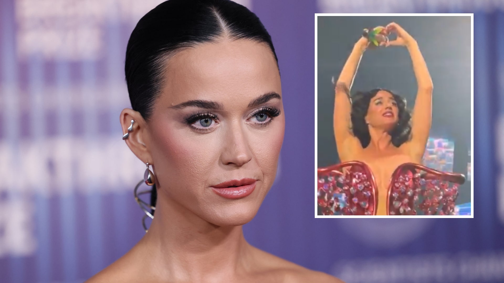 Katy Perry cries on stage after Orlando Bloom breakup