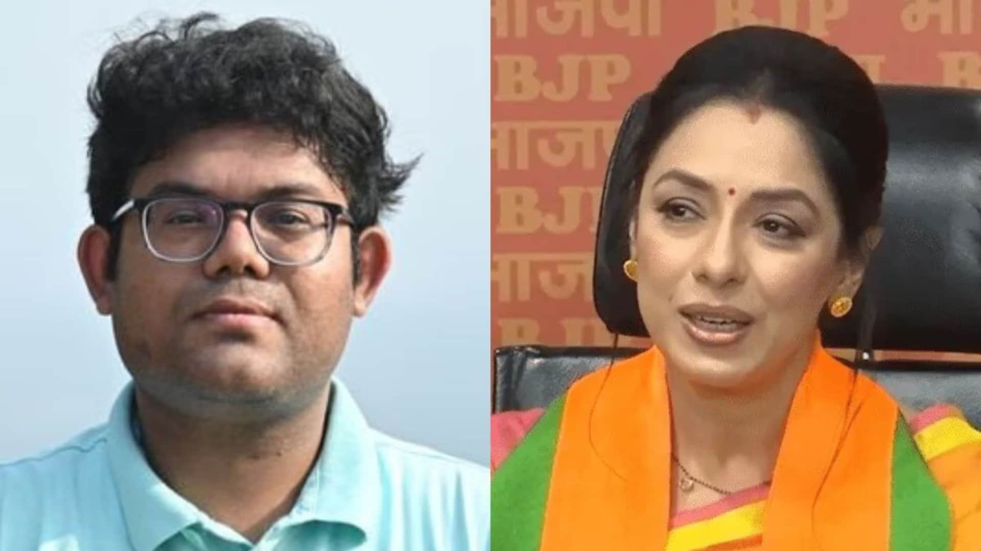'Anupamaa' actress Rupali Ganguly gives a befitting reply to TMC leader Nilanjan Das ho called ...