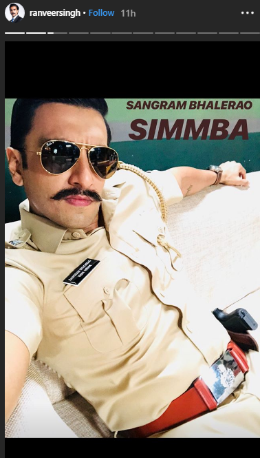 Ranveer Singh Captures His Film Career in 10 Selfies On Instagram ...