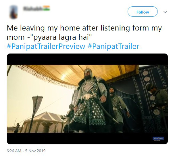 Panipat: Arjun Kapoor and Kriti Sanon’s Film’s Trailer Inspires ...