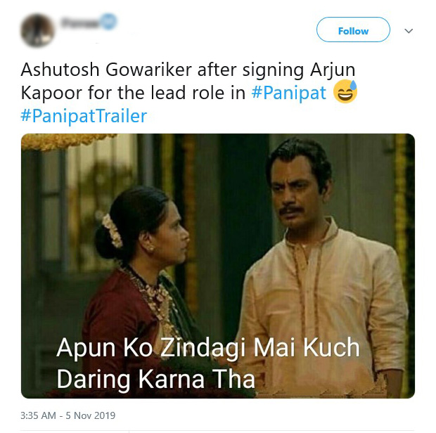 Panipat: Arjun Kapoor and Kriti Sanon’s Film’s Trailer Inspires ...