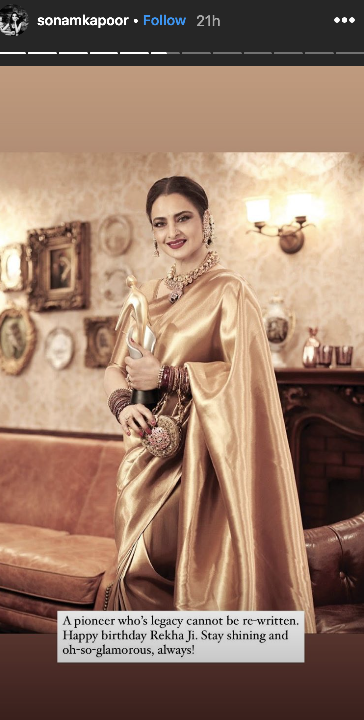 Happy Birthday Rekha: Bollywood wishes the actress a happy birthday - Masala.com