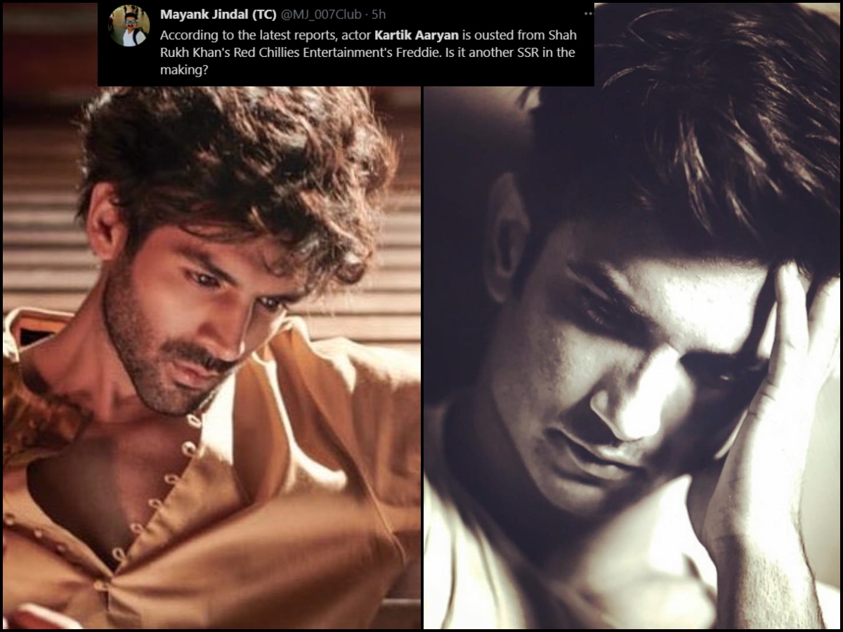 Fans compare Kartik Aaryan with Sushant Singh Rajput after he opts out of SRK's Red Chillies ...