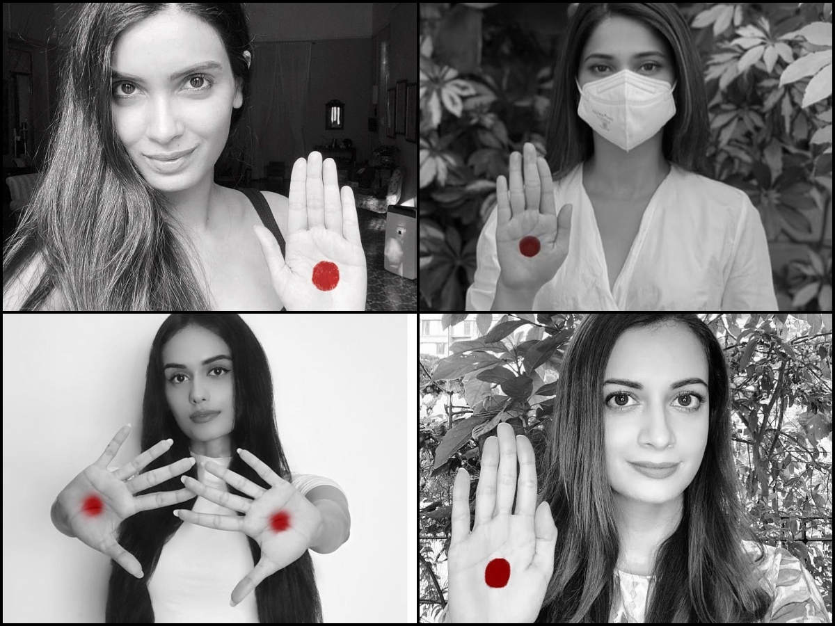 Ahead of World Menstrual Hygiene Day, celebs take part in ‘red dot ...