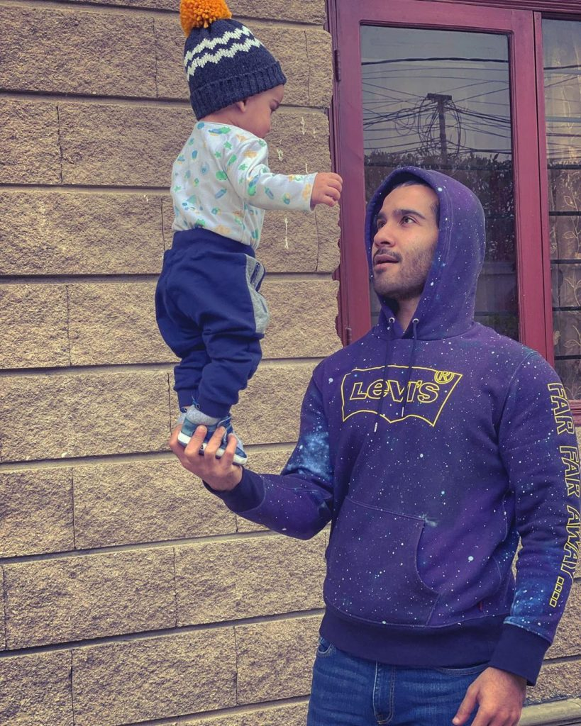Pakistani actor Feroze Khan kisses his son on the lip, and fans are ...