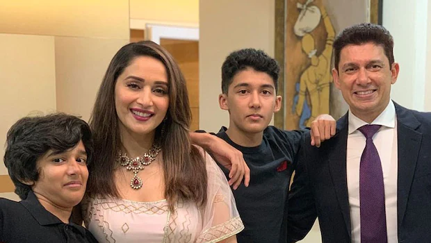Actress Madhuri Dixit Family Photos