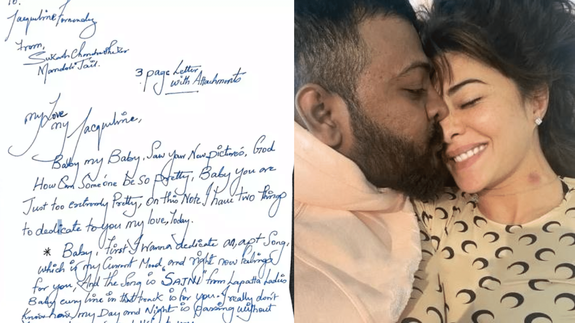 Conman Sukesh Chandrasekhar sends Jacqueliene Fernandez a new letter along with a gift and ...