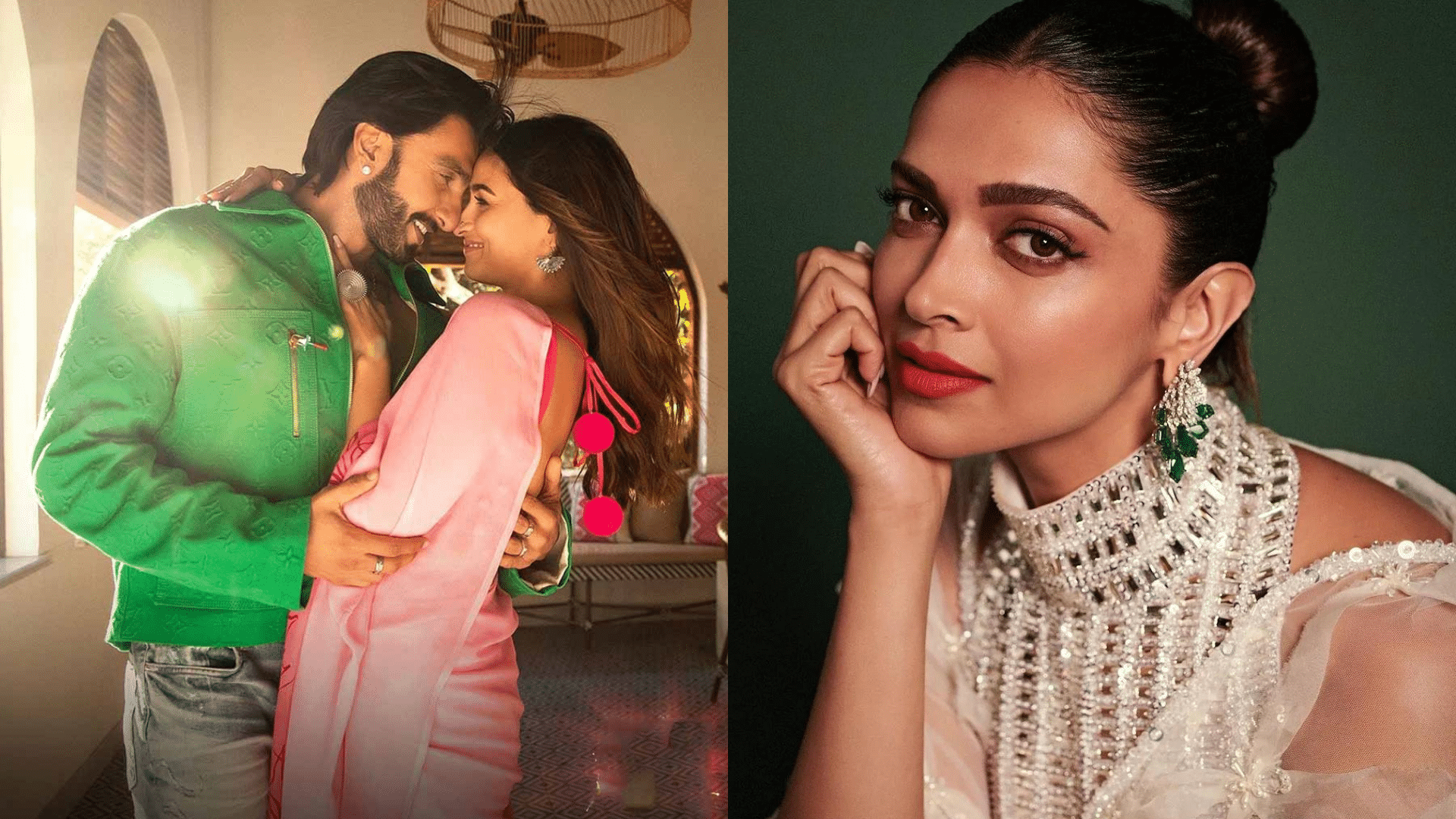 When Ranveer Singh took the jhumkas gifted to his Rocky Aur Rani Kii Prem Kahaani co-star Alia ...