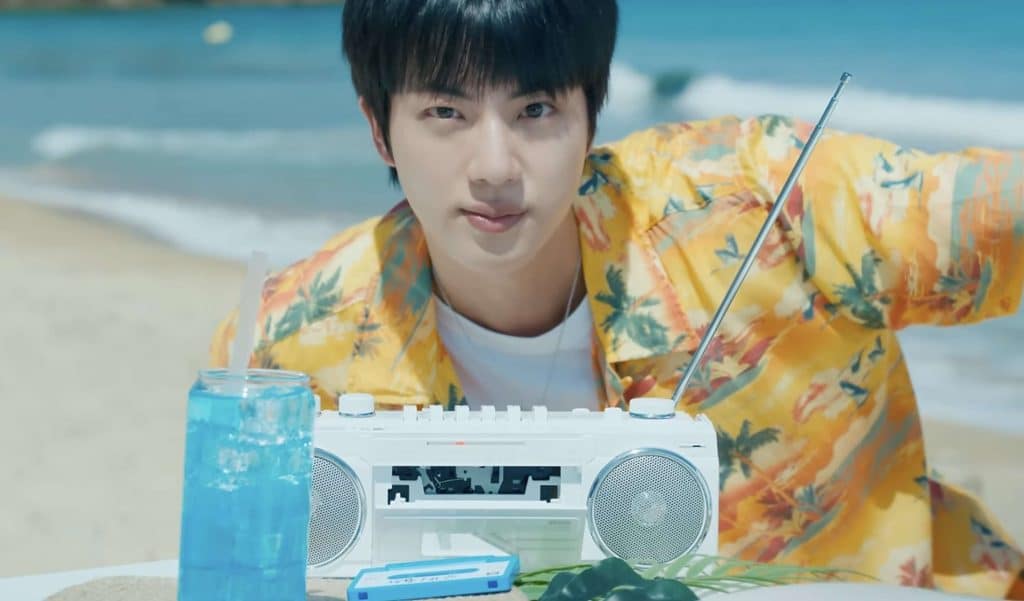 BTS' Jin hilariously proposes a fish - quite literally - in the new special video of 'Super Tuna ...