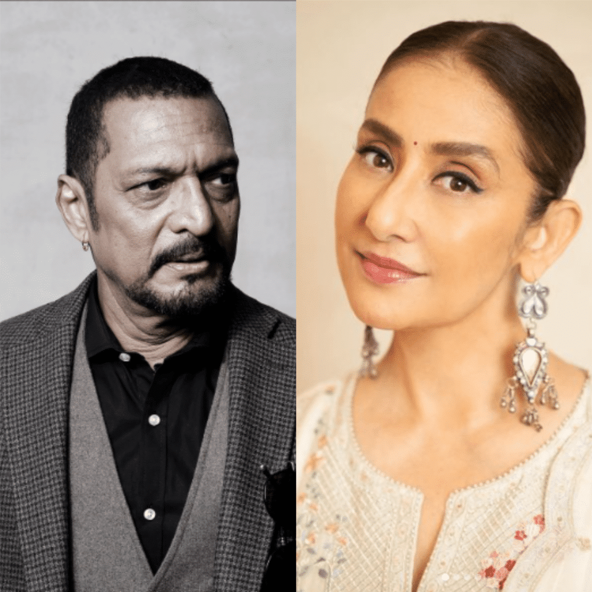 When Manisha Koirala allegedly caught Nana Patekar red-handed with Ayesha Jhulka, leaving the ...