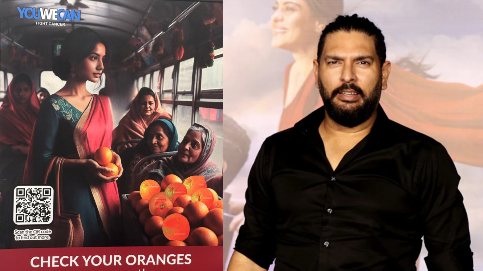 Yuvraj Singh’s NGO receives massive backlash for referring to breasts as ‘oranges’ in breast ...
