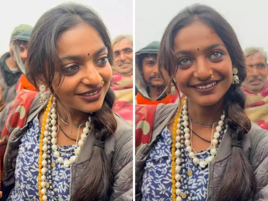 Mahakumbh 2025 Viral Sensation Mona Lisa Smashes A Fans Phone In